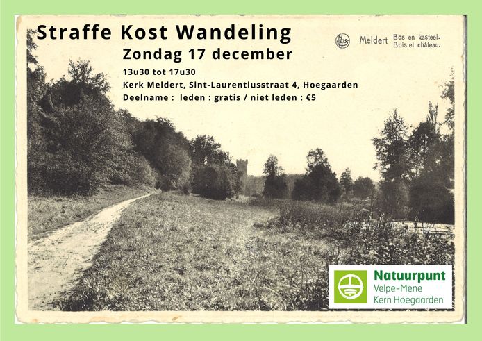 Straffe Kost wandeling natuurpunt | Hoegaarden | hln.be