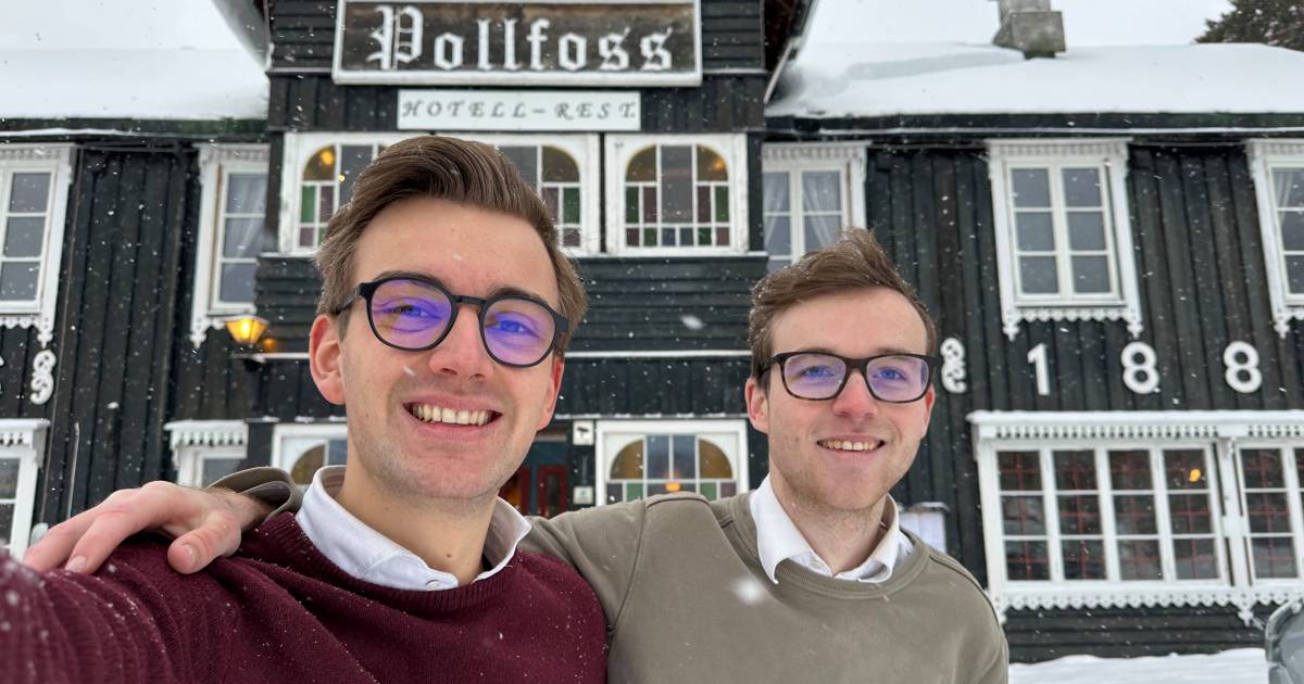 Sander (24) en Bob (22) hebben een hotel in Noorwegen: ‘Alle 54 bedden ...