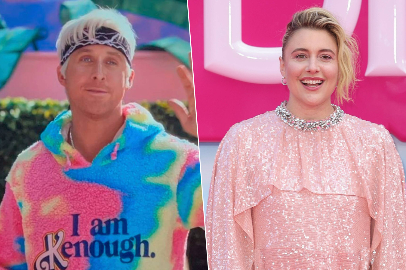 Ryan Gosling verrast Barbie-regisseur Greta Gerwig op haar verjaardag ...
