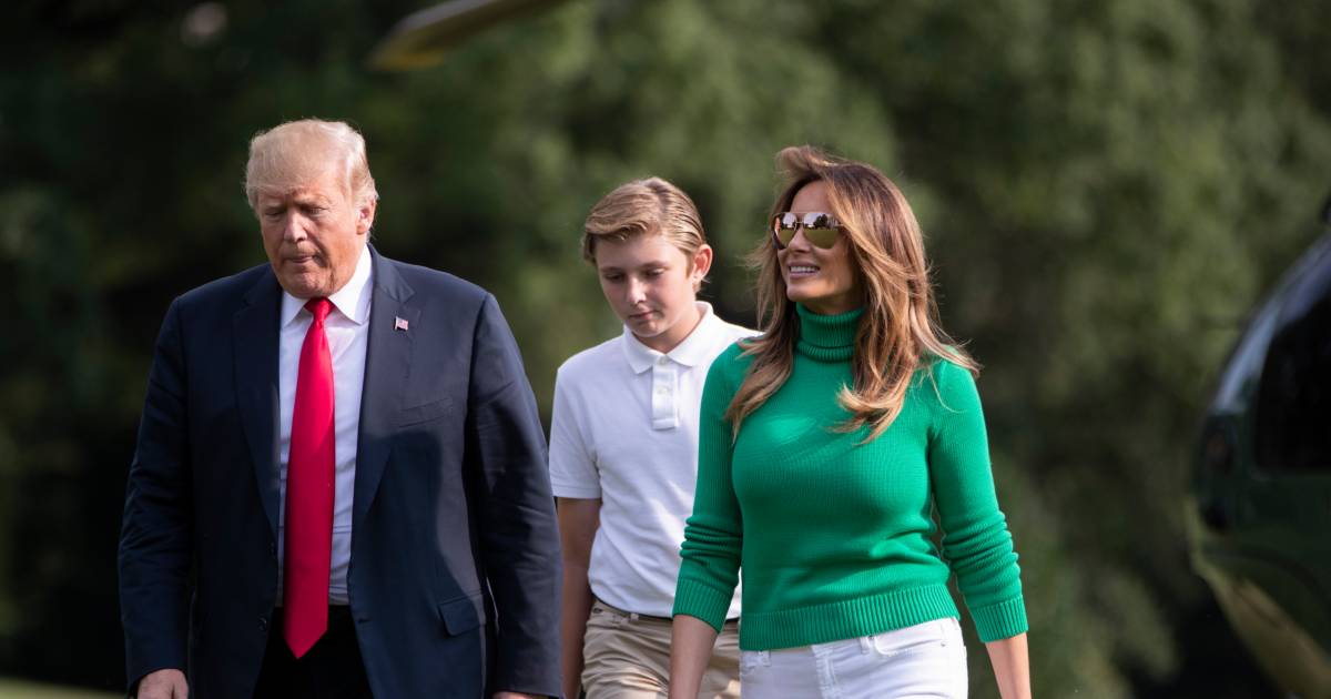 Melania Trump waarschuwt 12-jarige zoon Barron voor verslaving | Show ...