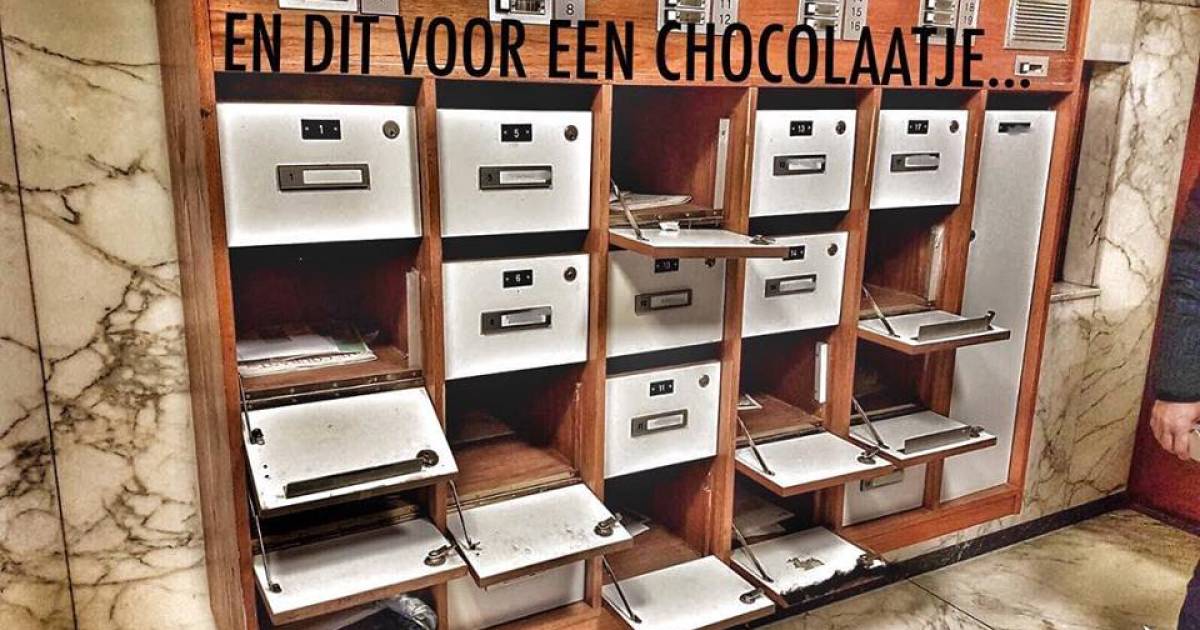 Dief breekt brievenbussen open voor chocola | Den Haag | AD.nl
