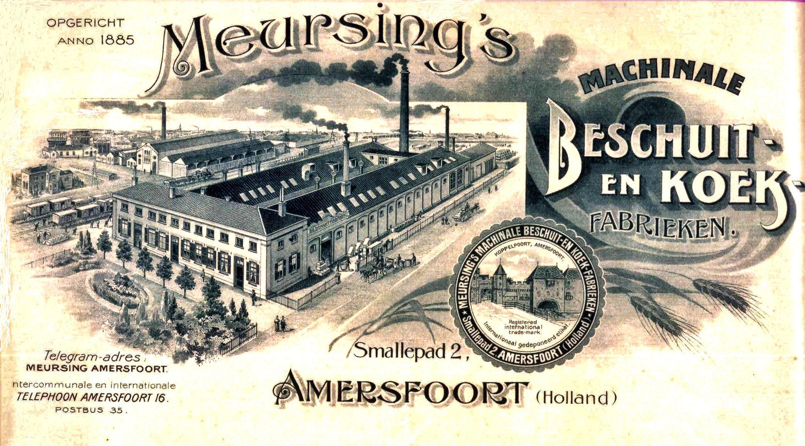 Bier, boenwas en beschuit: Amersfoort was ooit rijk aan industriële ...