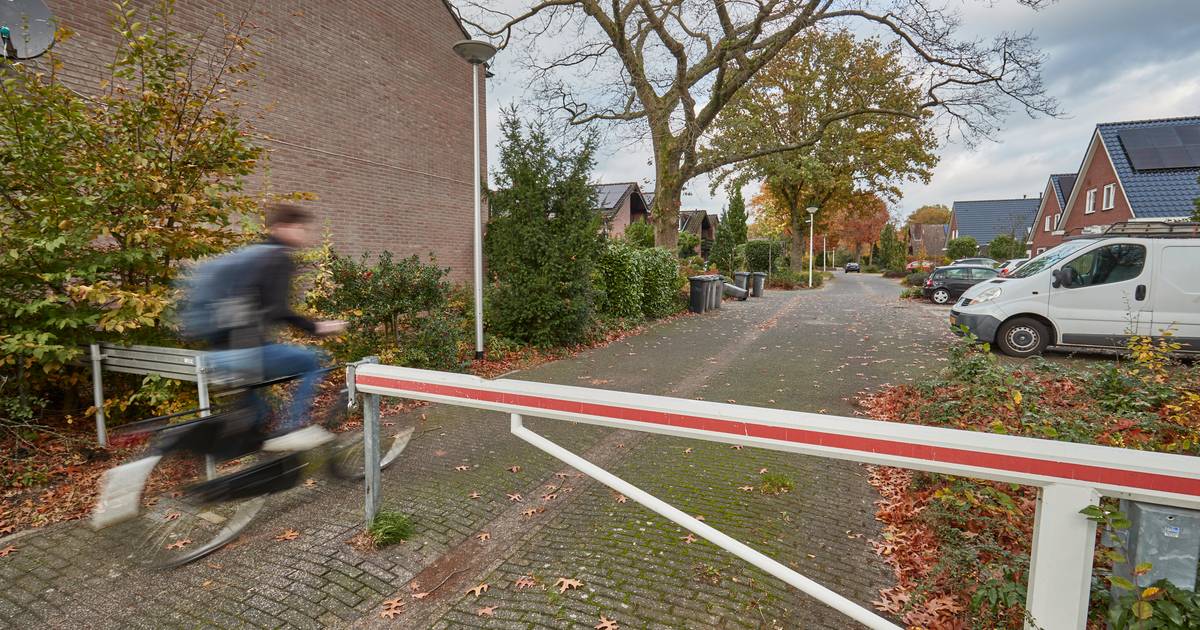 Na 18 jaar krijgt woonerf vol ouderen in Lochem ineens te maken met stroom fietsende scholieren ...