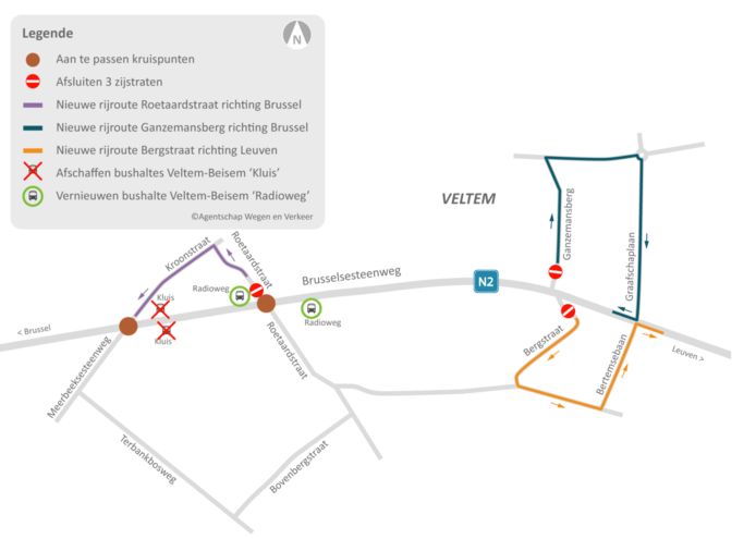 Twee maanden lang verkeershinder op Brusselsesteenweg in Veltem-Beisem | Herent | hln.be