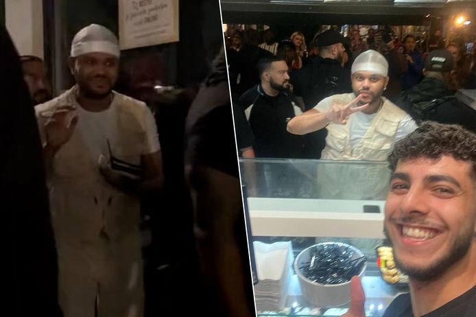 The Weeknd mange des churros dans le centre de Bruxelles après son ...