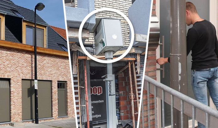 IN BEELD. Aannemer die rond verlichtingspaal bouwt? Ook in deze ...