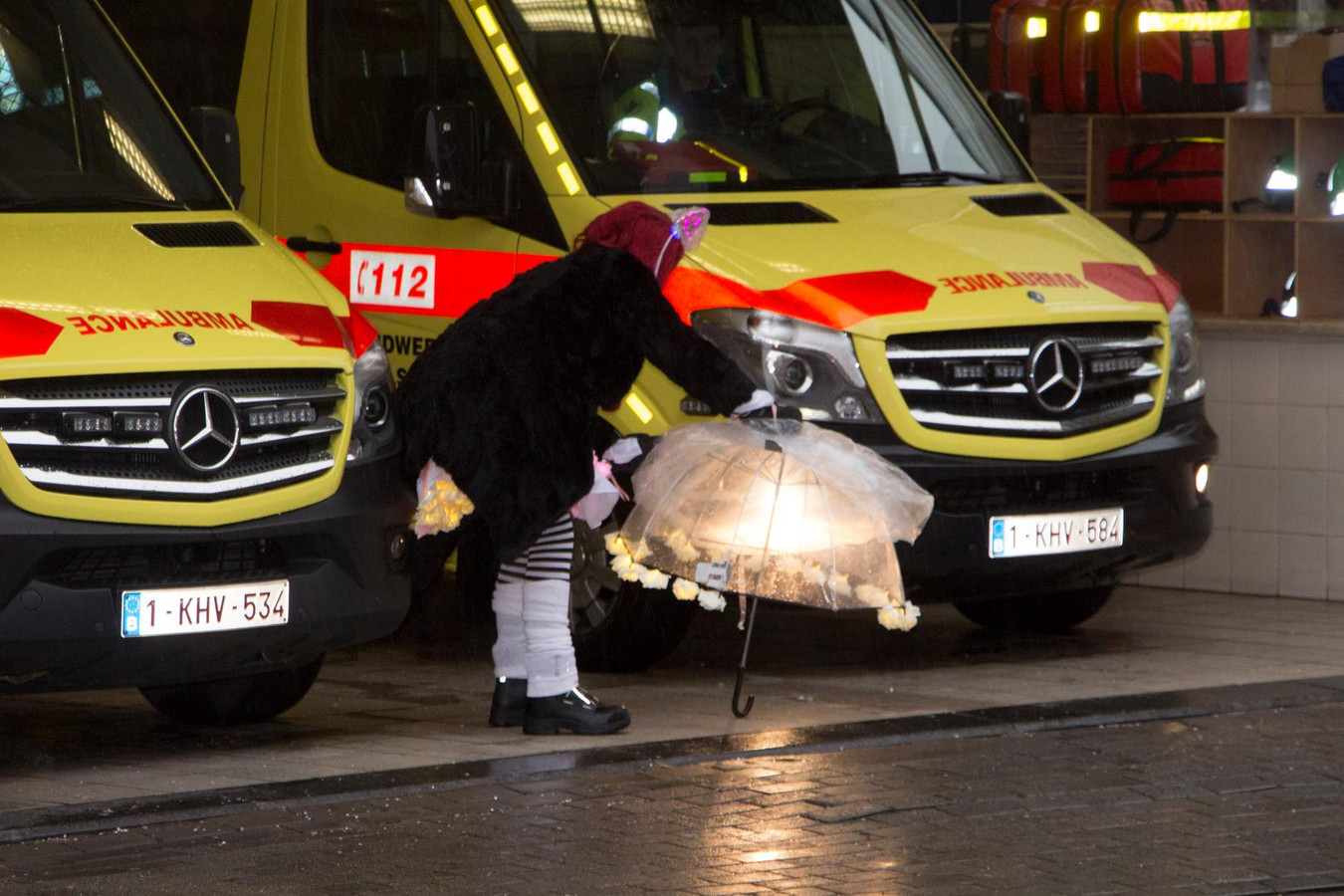 Dag twee van Aalst Carnaval: paraplu's en overal waterplassen | Foto ...