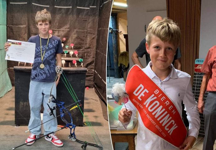 ‘Jongste schutterskoning ooit’ (13) van Koutervrienden haalt goud op ...