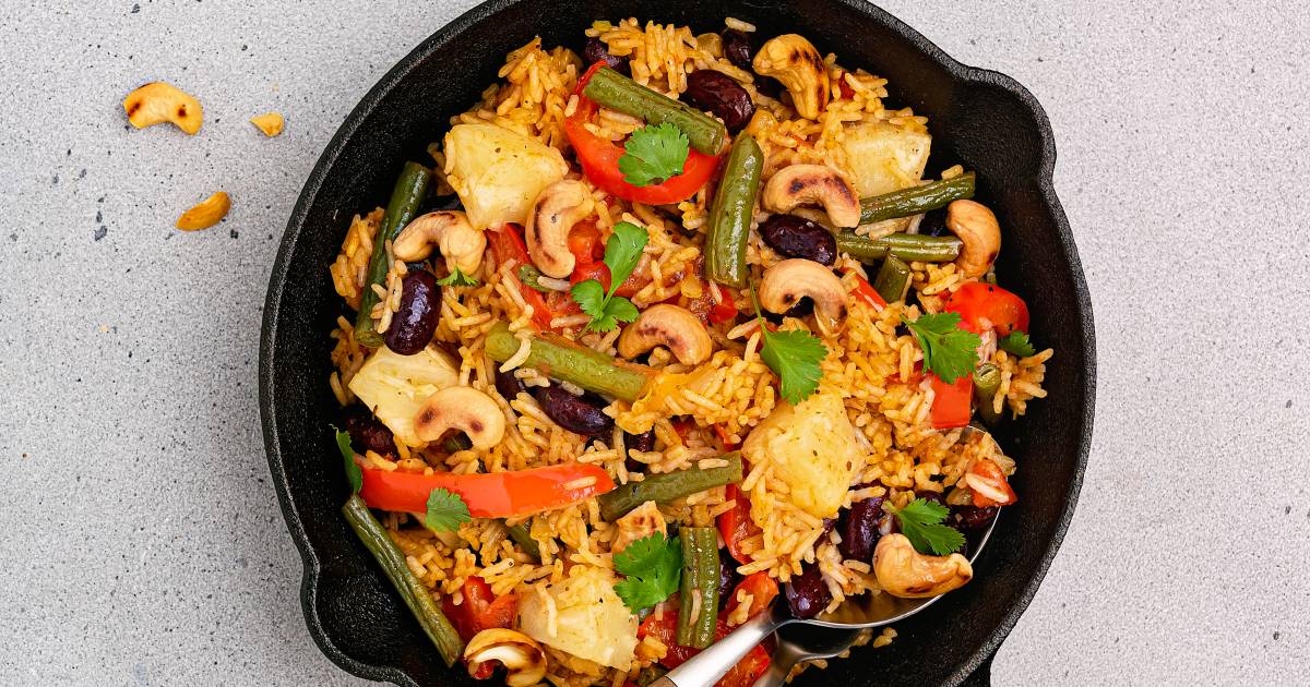 Wat Eten We Vandaag: Jambalaya met bonen en cashewnoten | Koken & Eten ...