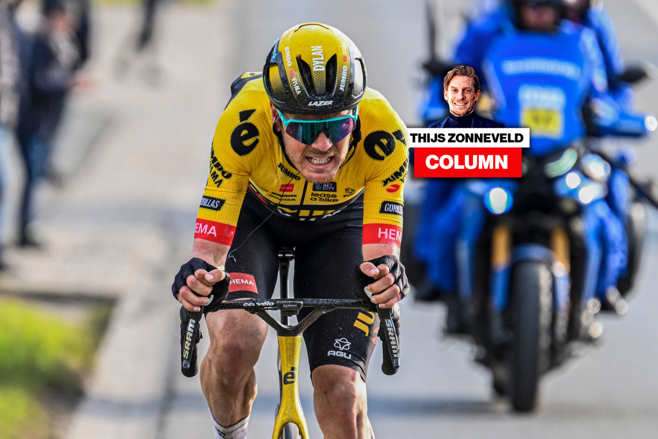 Column Thijs Zonneveld | Dylan van Baarle vloog anderhalve centimeter ...