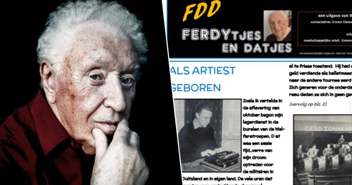 Will Ferdy schreef maandelijks een nieuwsbrief, al werd zijn laatste ...