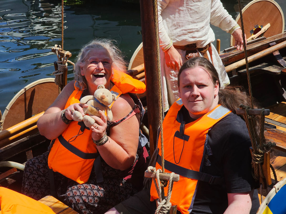 “De laatste tijd gaat hij erg achteruit, maar dit maakt hem dolgelukkig ...