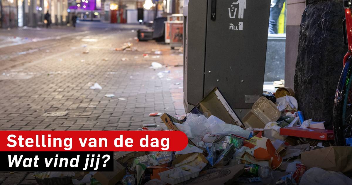 Stelling | Een boete van duizend euro voor afval op straat gooien is ...