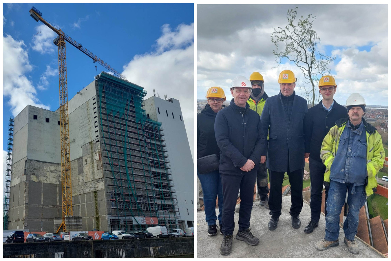 Meiboom gezet op 60 meter hoogte: Silocomplex Hanekop wordt tweede ...