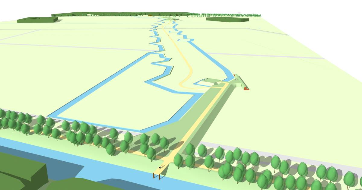 Steeds meer onderdelen van de oude Linie 1629 rond Den Bosch komen tot ...