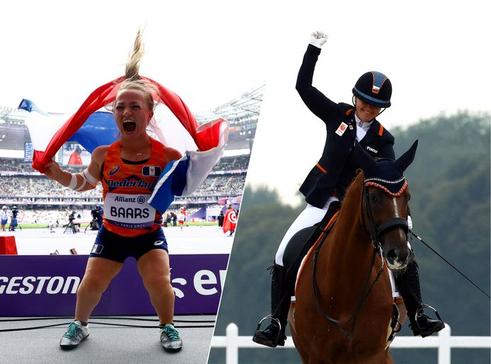 Kogelstootster Lara Baars in paralympisch record naar goud, ruiter Demi ...