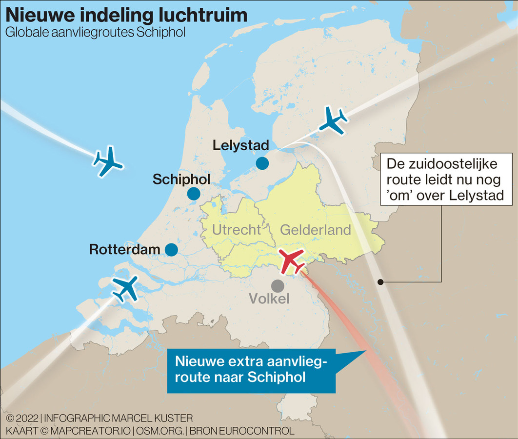 Geluidsoverlast in Gelderland door nieuwe aanvliegroute: 120 ...
