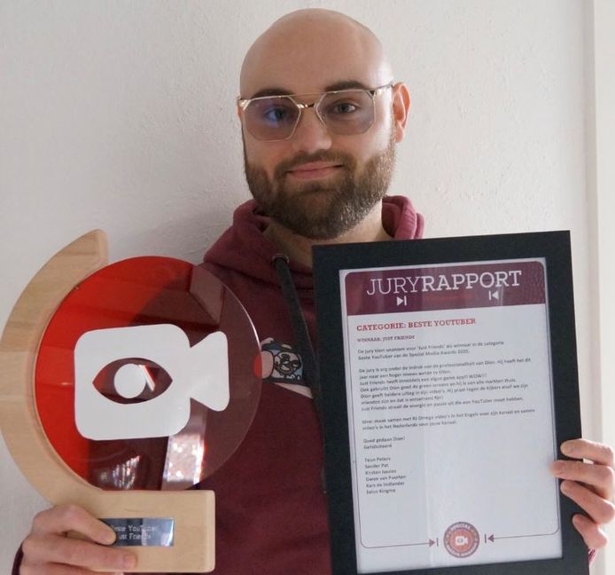 Dion uit Apeldoorn wint Special Media Award, maar moet dat drie dagen ...