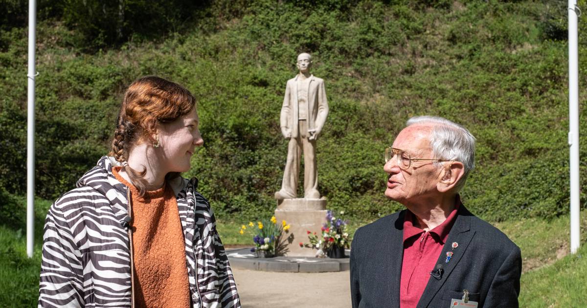 Annemarijn (14) en Jaap (94) schelen tachtig jaar en spreken over WOII ...