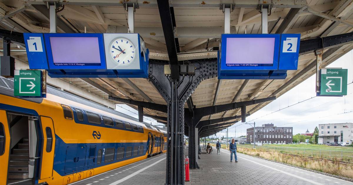 10.00 uur, station Goes: ‘Treinstaking? Dat hebben we helemaal gemist ...