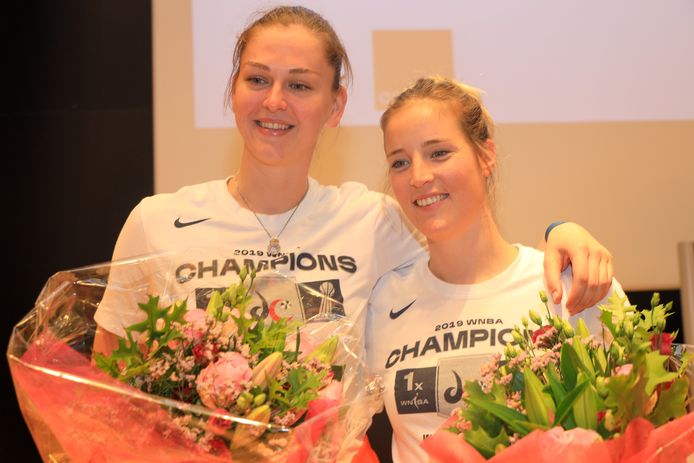 Ieper huldigt zondag WNBA-kampioenen Emma Meesseman en Kim Mestdagh ...