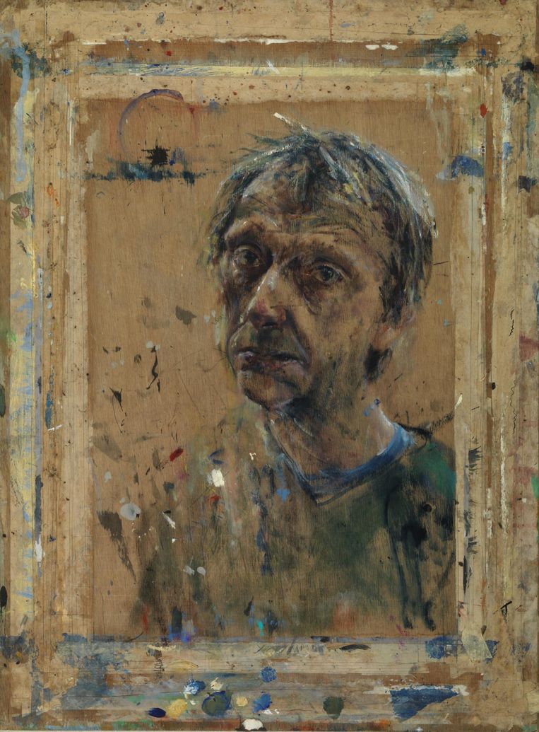 Sam Drukker leeft zich uit met de vrijheid van het zelfportret