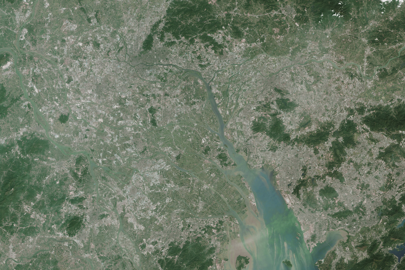 Ontdek hoe deze rivierdelta in de grootste stedelijke regio ter wereld ...