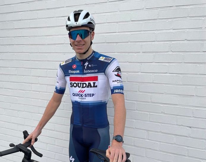 Jonathan Vervenne rijdt dit jaar bij het Soudal Quick-Step Devo team ...