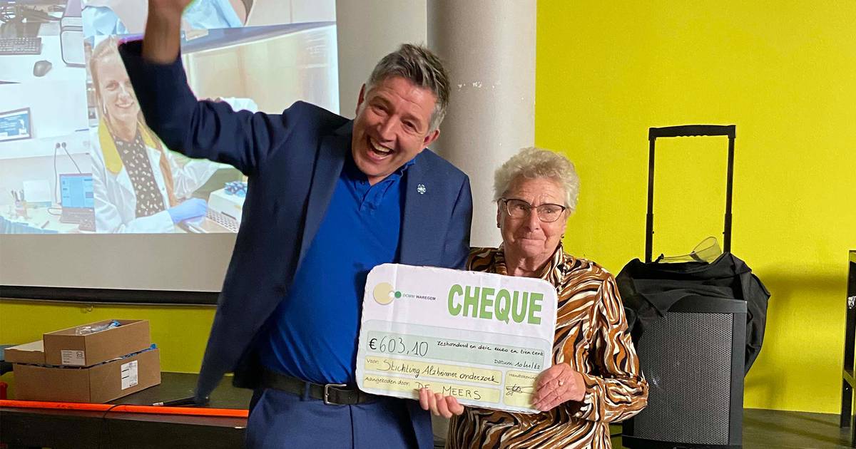 Woonzorgcentrum De Meers schenkt 700 euro aan Stichting tegen Alzheimer ...