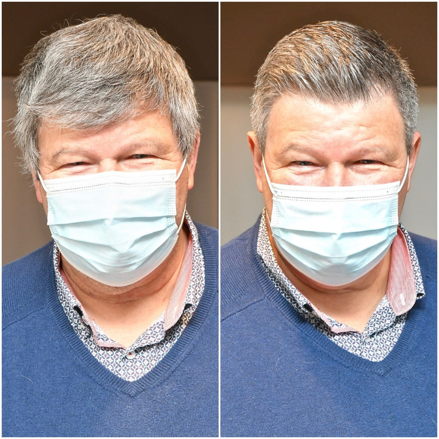 VOOR EN NA: Vaarwel coronacoupe! Lange lokken mogen er eindelijk af, en ...