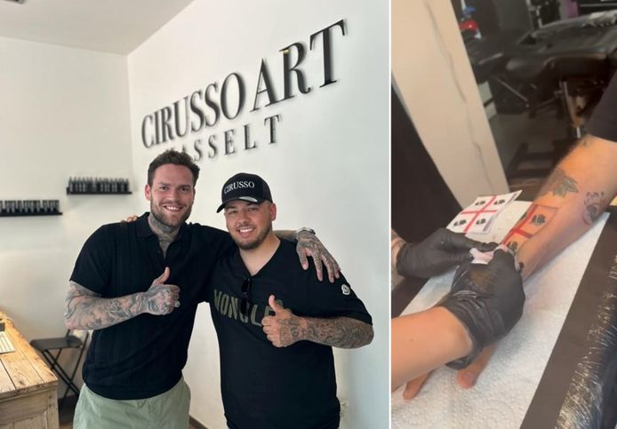 Luca Brecel laat inkt zetten bij Hasseltse Cirusso Art: “De Sardijnse ...