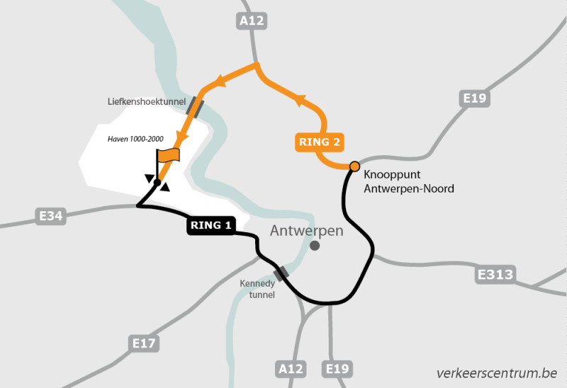 Ongeval op Antwerpse Ring bij Borgerhout zorgt voor zware ... Ongeval op Antwerpse Ring bij Borgerhout zorgt voor zware ...