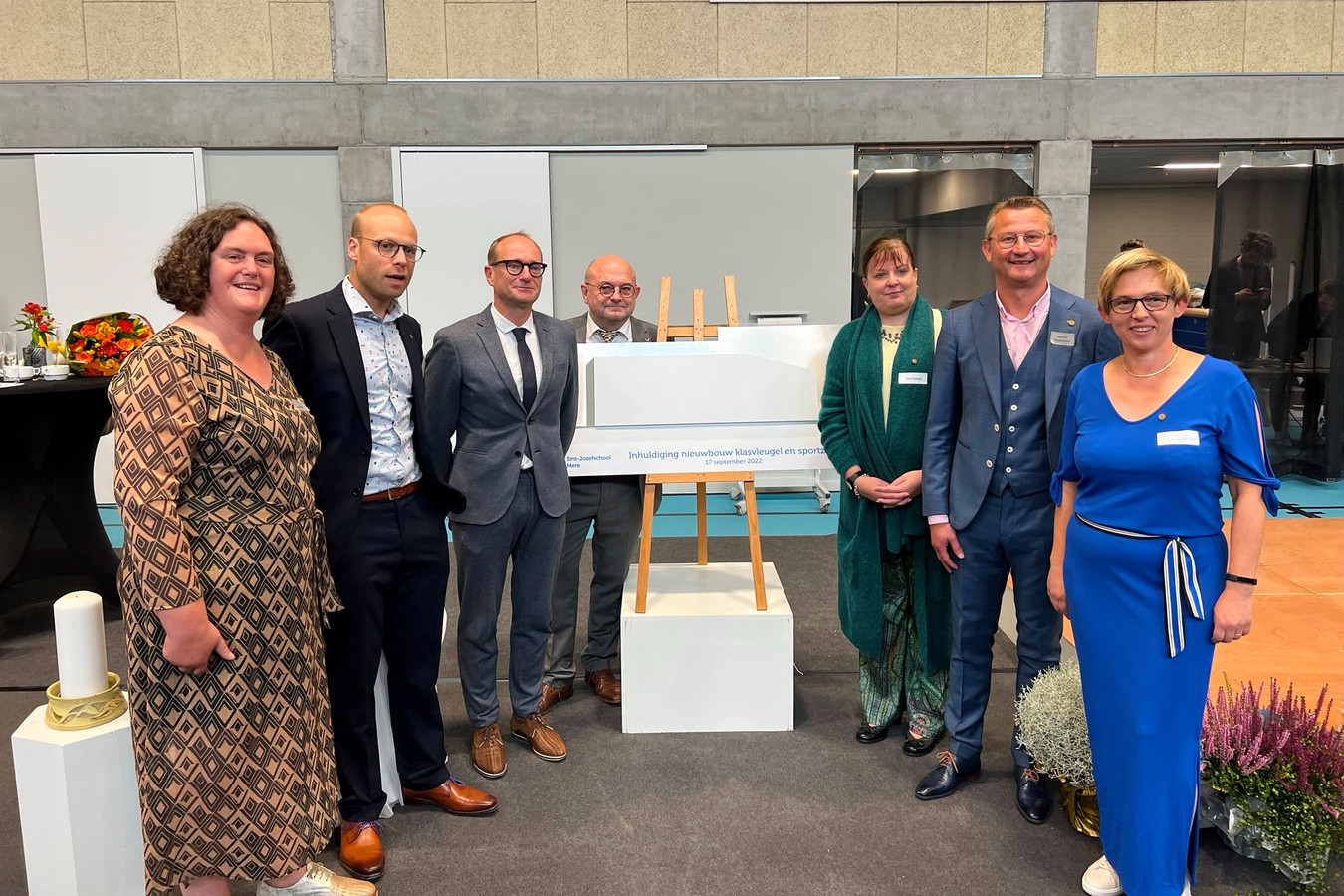 Onderwijsminister Ben Weyts onder de indruk van nieuwbouw en ...