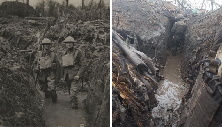 1917 of 2022? Frontbeelden tonen verschrikkelijke omstandigheden in de ...