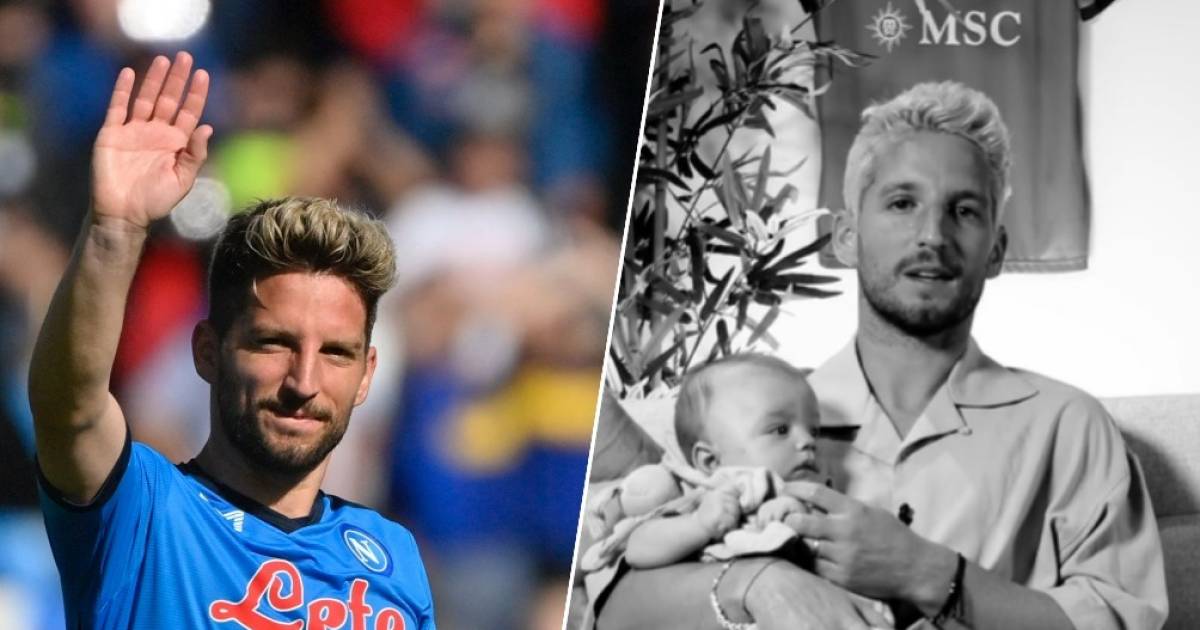 Dries Mertens neemt met baby Ciro op de schoot afscheid van Napoli: “Ik ...