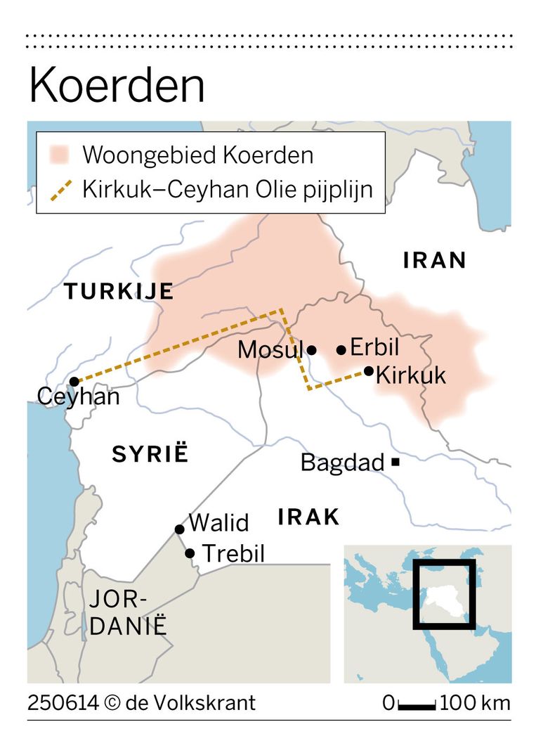 Koerdische strijders veroveren twee olievelden in Noord-Irak | De ...