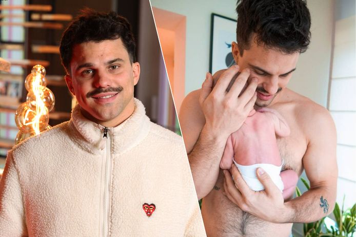 Average Rob is vader geworden: “Welcome, little Theo” | BV | hln.be