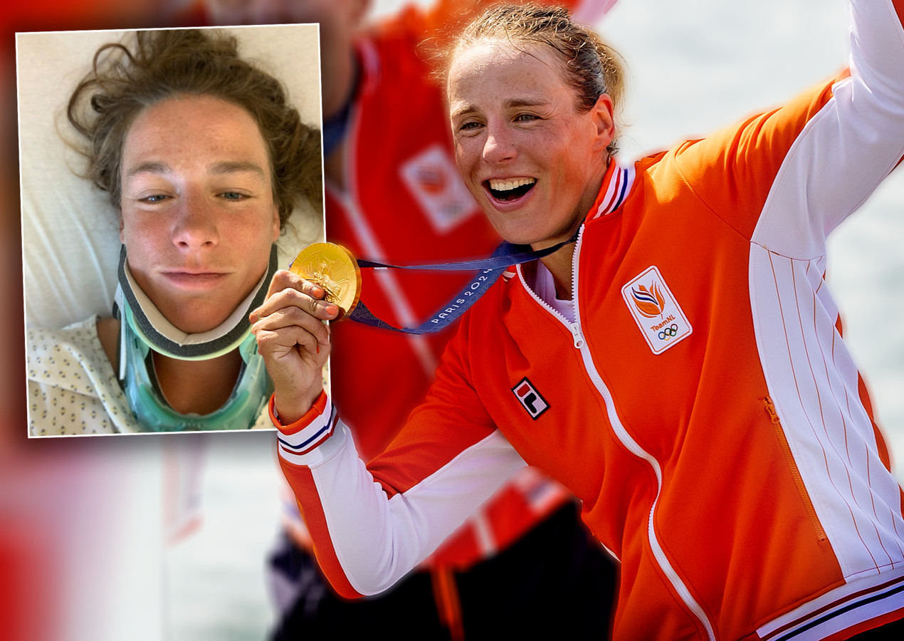 Twee jaar geleden brak Marloes Oldenburg haar nek, nu is ze olympisch ...