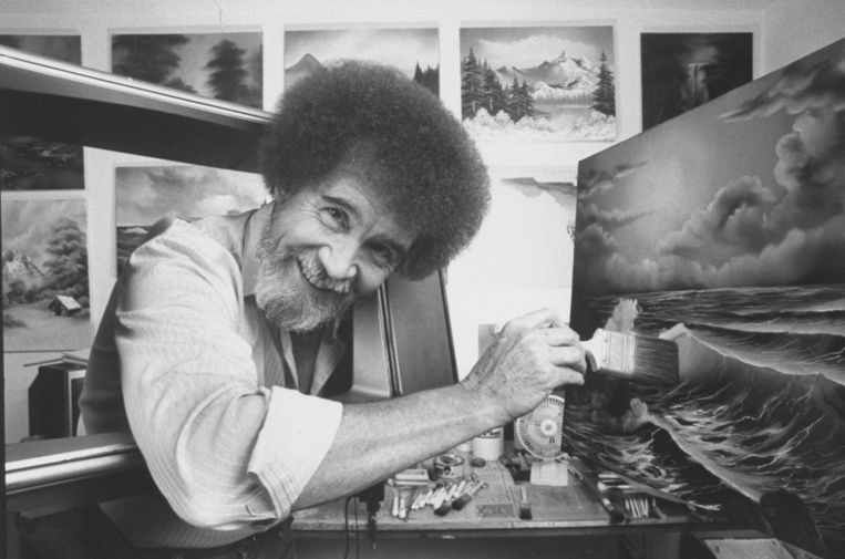 Primeur: de schilderijen van Bob Ross te zien in museum in Gelderland