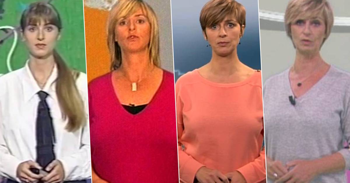 IN BEELD. Vandaag 30 jaar weervrouw: Sabine Hagedoren door de jaren ...