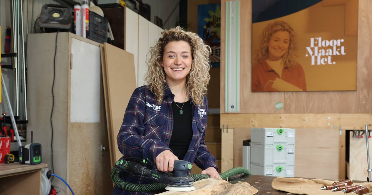 Bouwvrouw Floor (25) miste rolmodel toen ze zelf jong was: ‘Ik hoop anderen te inspireren ...