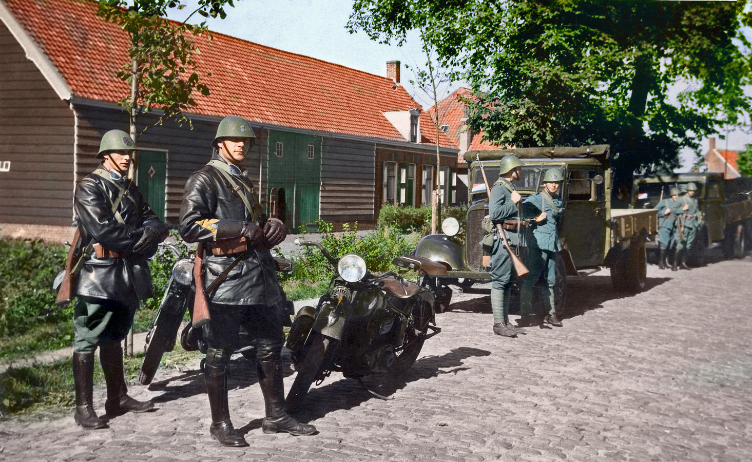 Ingekleurde foto’s brengen oorlog in Zeeland dichterbij dan ooit | Foto ...