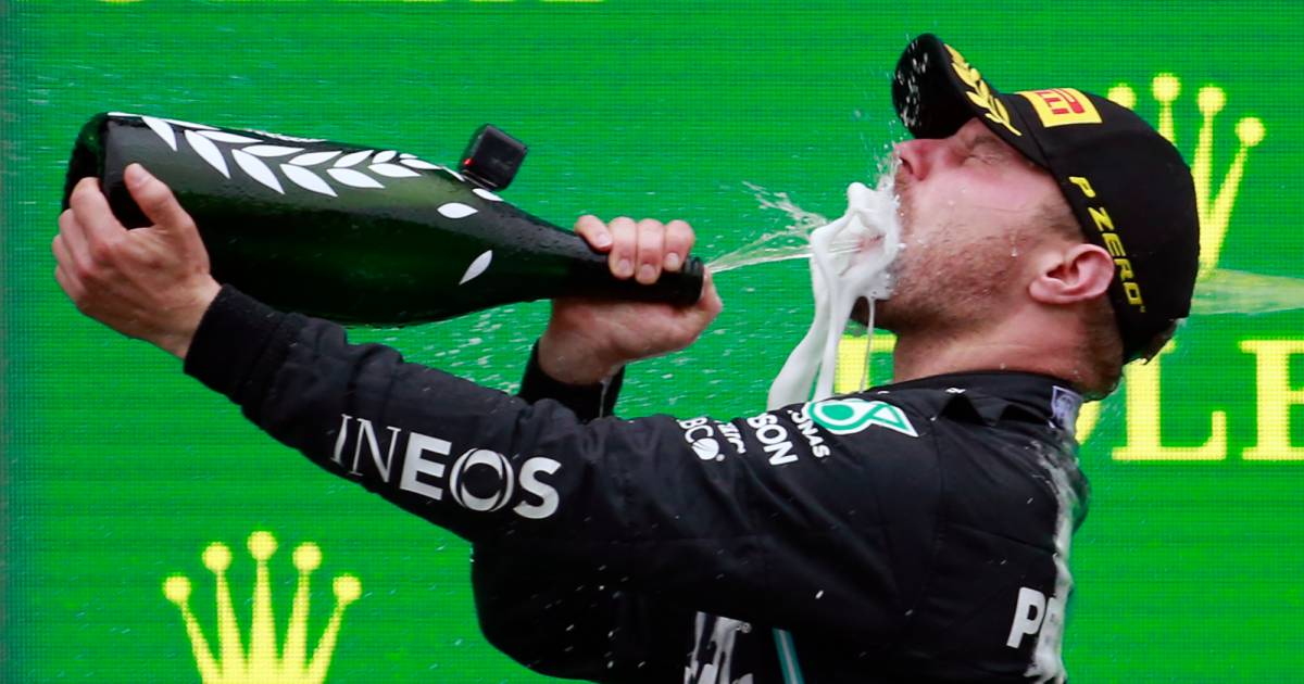 Bottas staat niet langer droog: ‘Ga thuis een lekker groot biertje ...