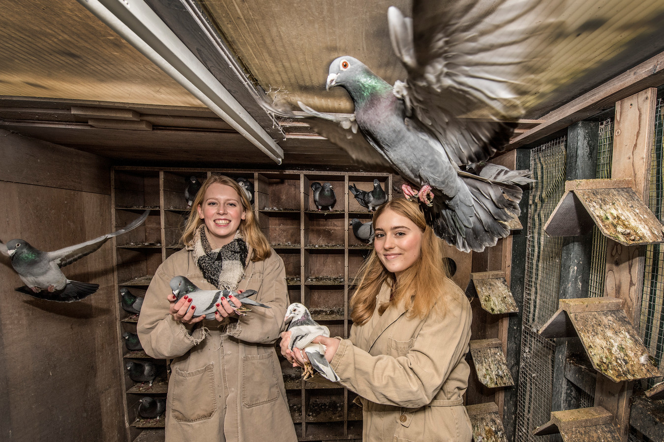 Deze jonge meiden hebben een hobby die je vooral kent van oudere mannen ...