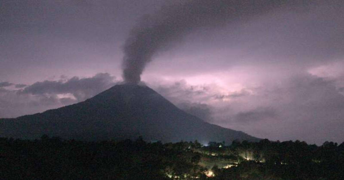 Le volcan Sinabung a connu sa plus forte éruption | Ecologie | 7sur7.be