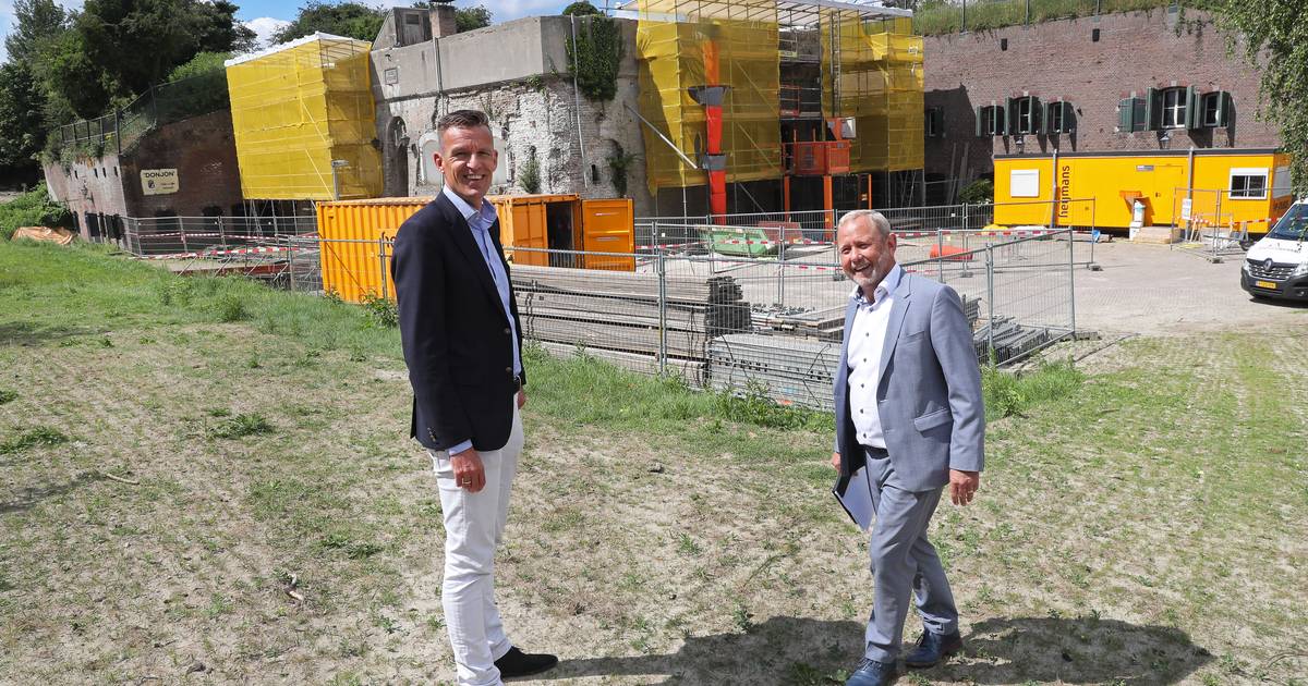 Fort Prins Frederik (nu nog bouwput) wordt toeristische trekpleister ...
