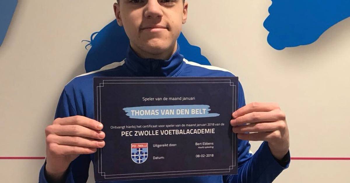 Van den Belt junior tekent driejarig profcontract bij PEC Zwolle | PEC Zwolle | destentor.nl