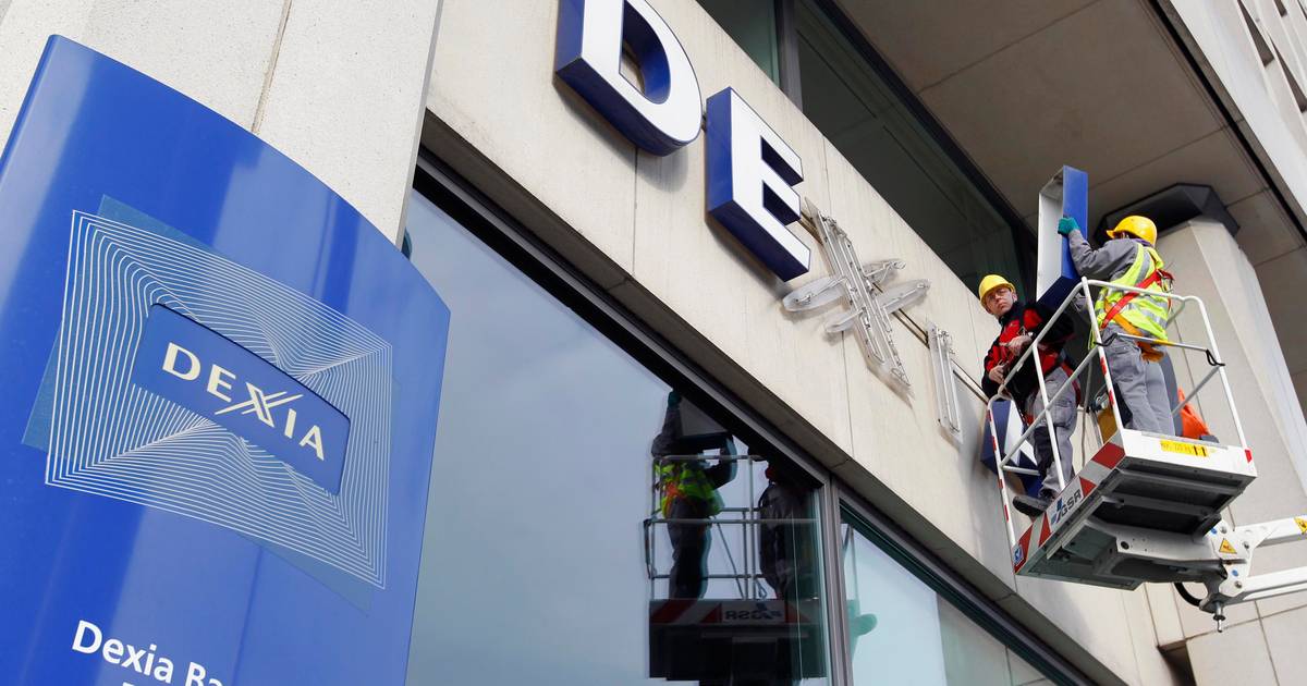 Logo Dexia Bank België verwijderd van hoofdzetel | Economie | hln.be