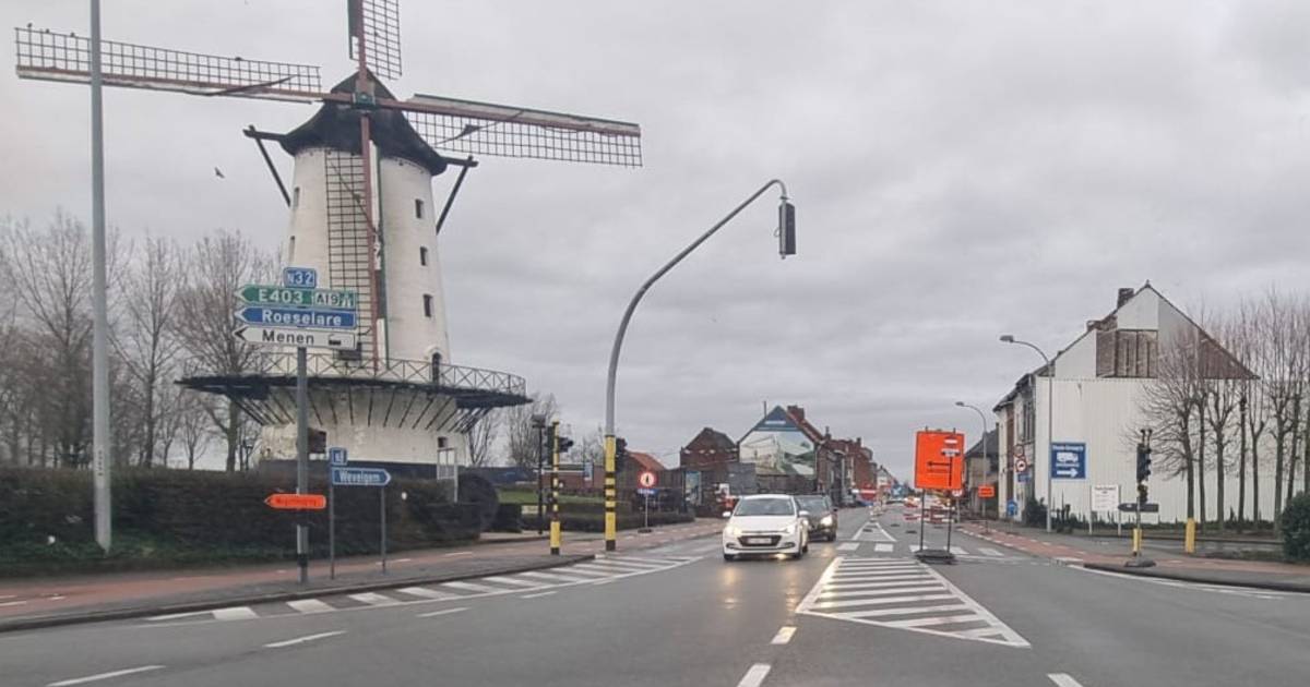 Werken op de N8: eenrichtingsverkeer vanaf kruispunt met N32 | Wevelgem | hln.be