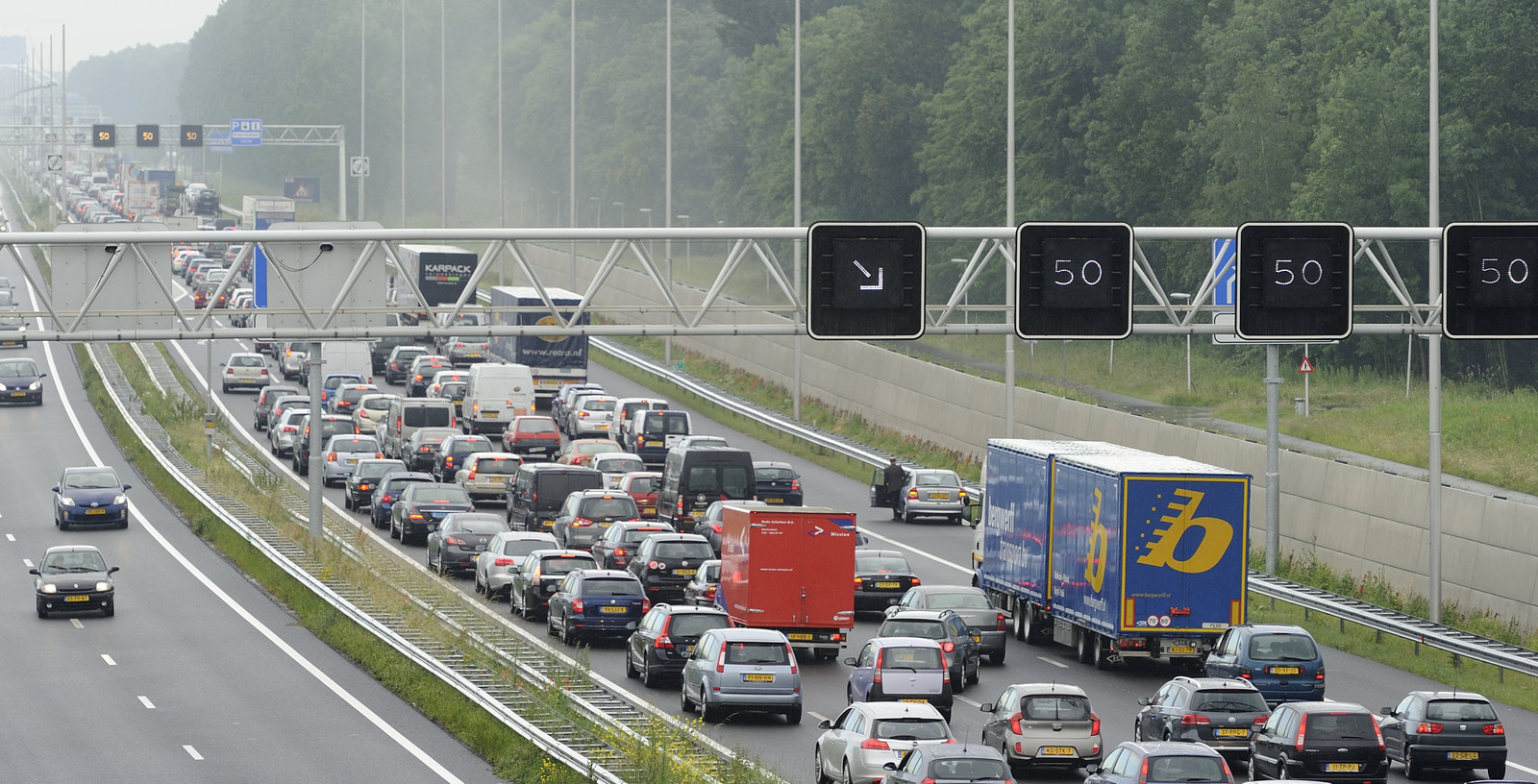Ongevalscijfers op dit stuk A12 stijgen weer, Rijkswaterstaat zorgt nu ...